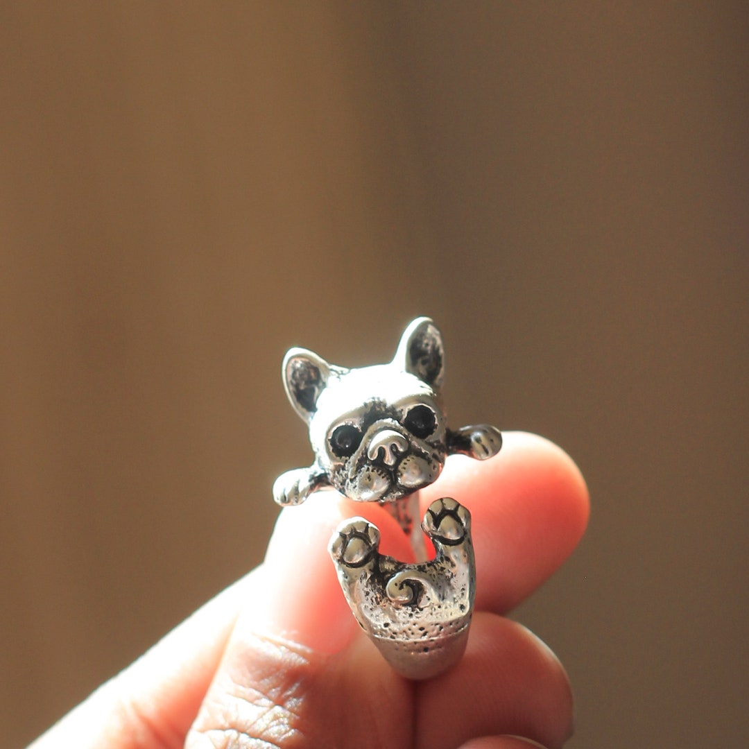 Valentines Gift, French Bulldog Ring, Frenchie Ring, Dog Mama Gift, Pet ...
