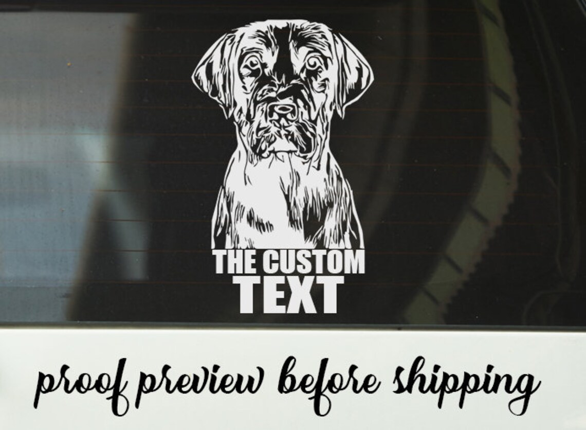 Custom Pet Vinyl Decal, Car Decal, Cats and Dogs Decals - Etsy