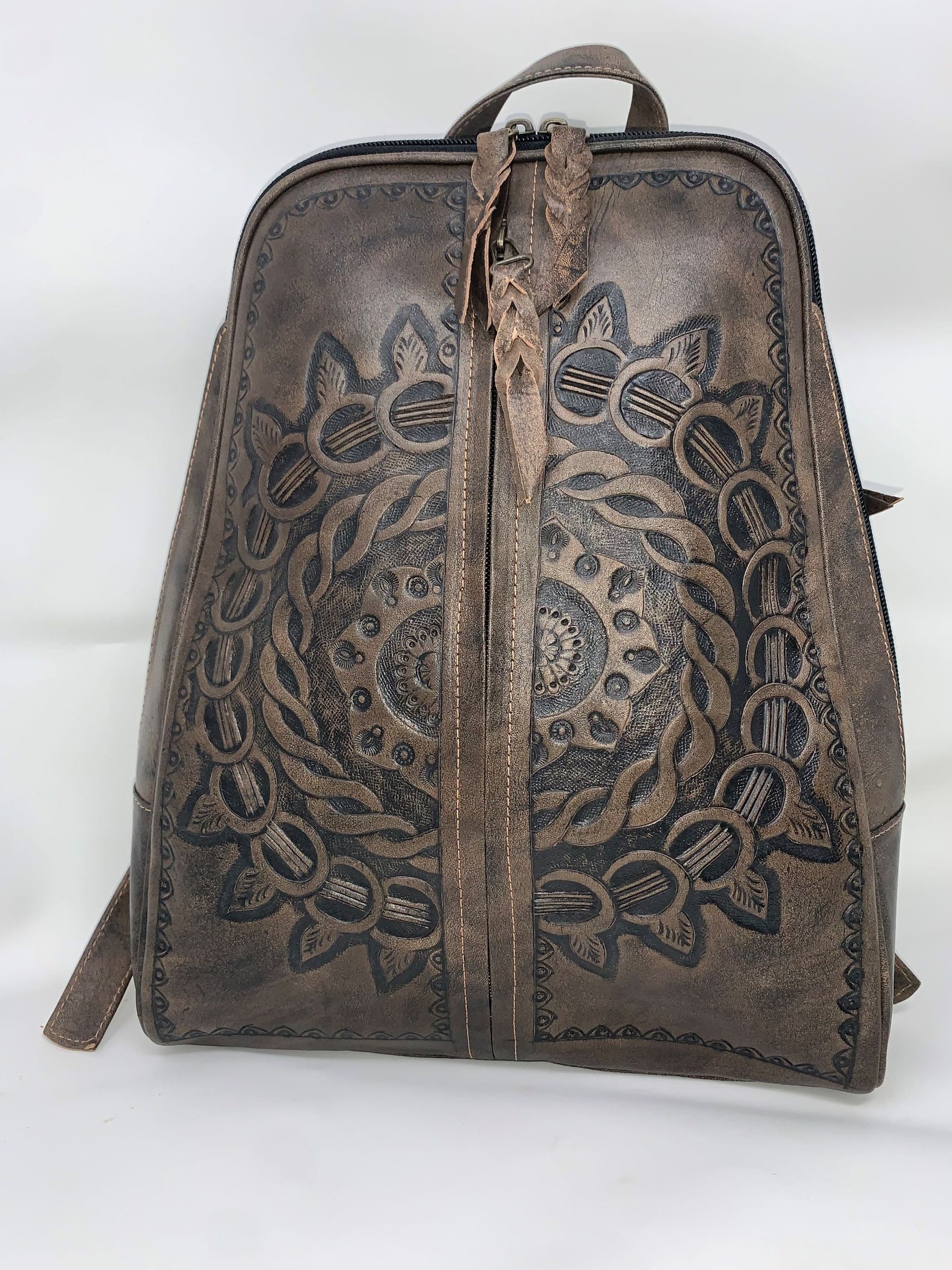 Leather Backpack Purse Women's Backpack Full Grain | Etsy