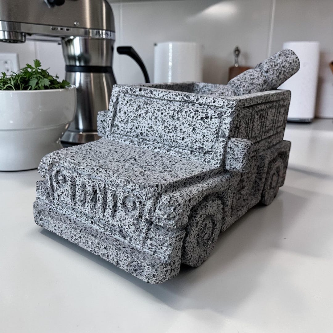 Stone Mortar | Molcajete | Molcajete De Piedra | Molca Troca | Mexican ...