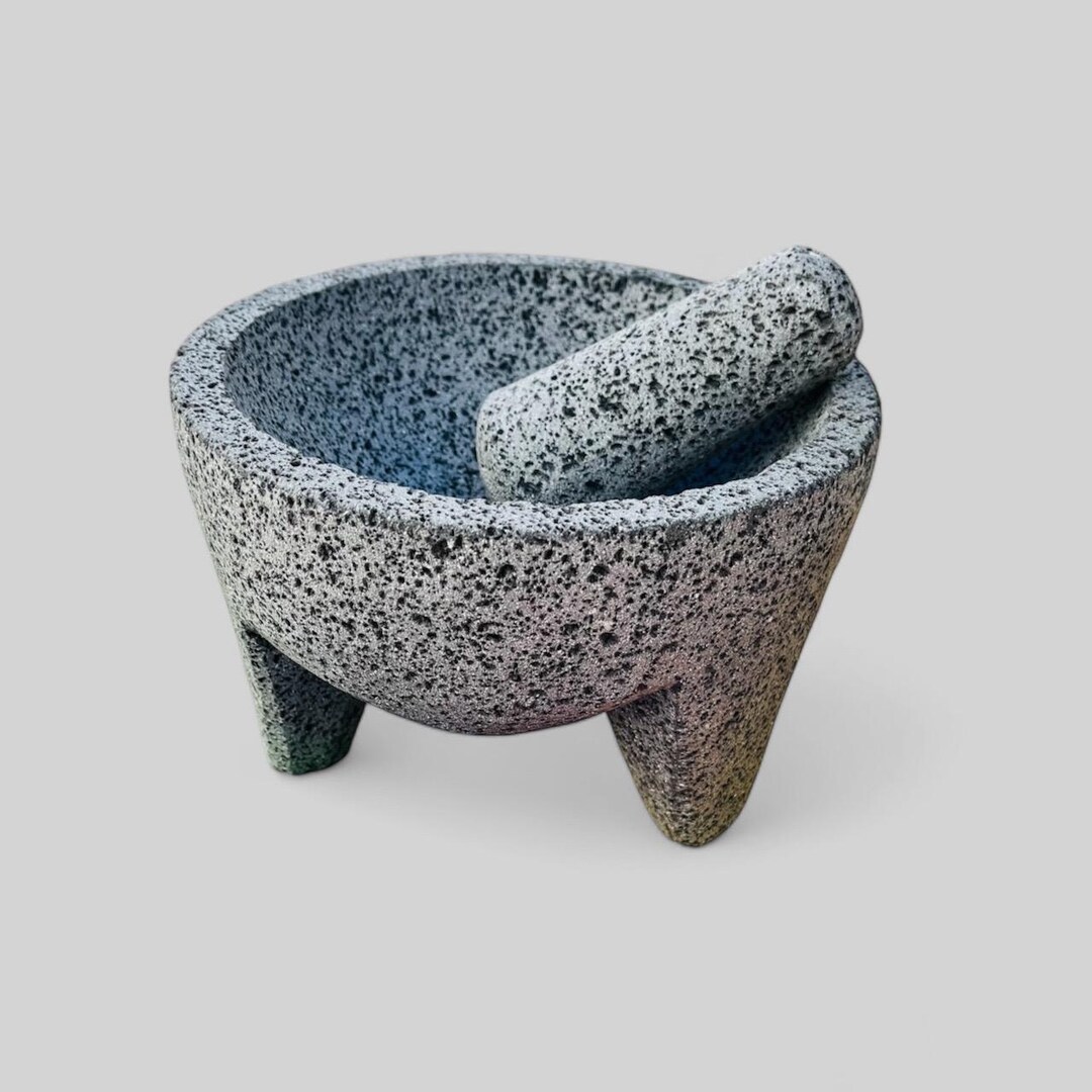 Willow Willow | Mexican Mortar | Classic Molcajete | Volcanic Stone ...