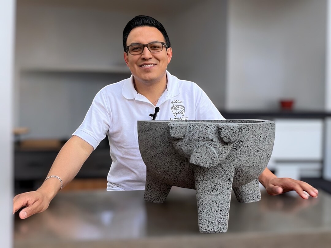 Molcajete Molcajete Grande Piedra Volcánica Mortero Grande Big ...
