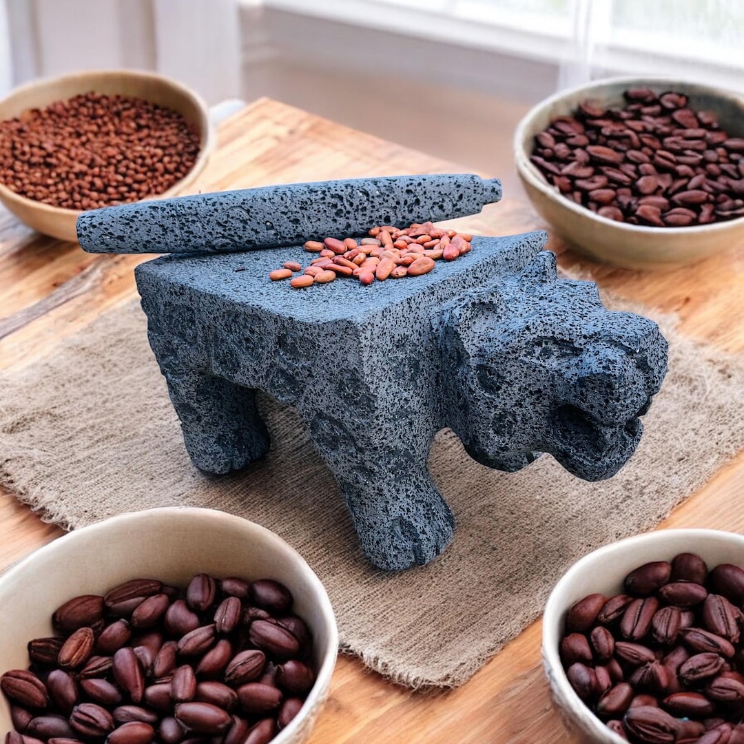 Volcanic Stone Metate | Grinding Stone | Cocoa Grinding Stone | Mexican ...