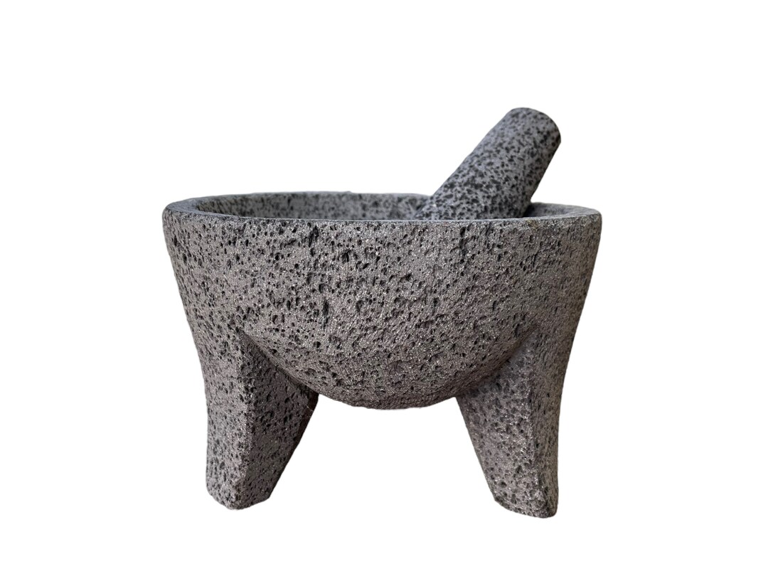 Large 15-inch Volcanic Stone Molcajete for 7 Liters of Sauce - Etsy