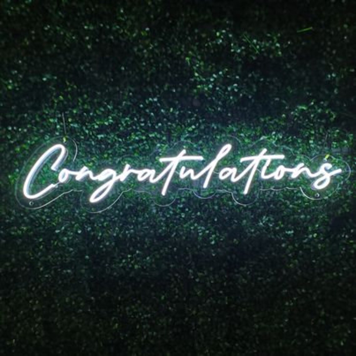 Congratulations Neon Sign Wedding Neon for Shower Neon Engagement Party ...