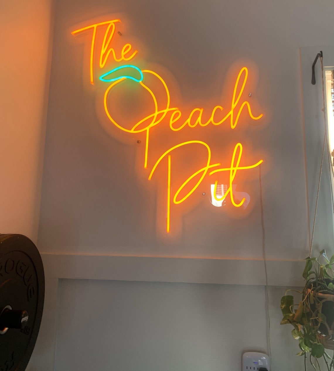 Home Gym Neon Sign for Gym Logo Neon Personal Trainer Neon Sign Garage ...