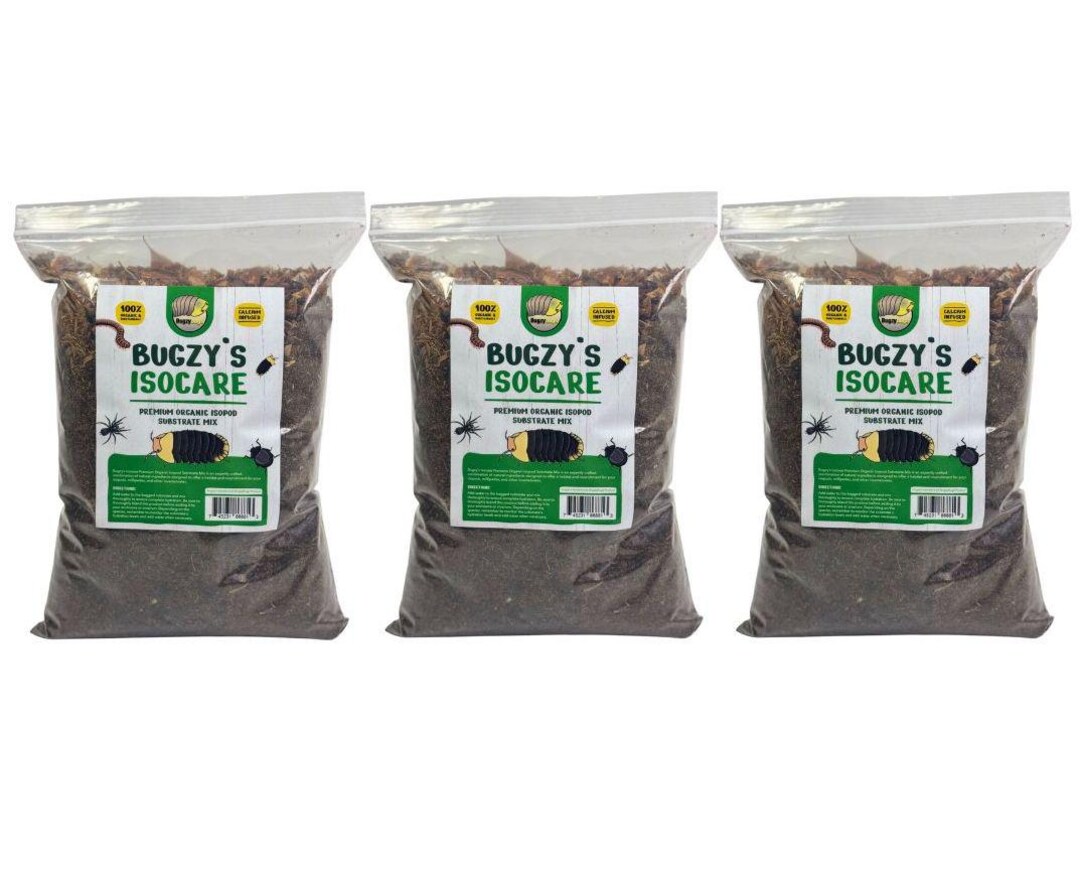Premium Isopod Soil Substrate Mix Calcium Infused Vivarium Terrarium ...