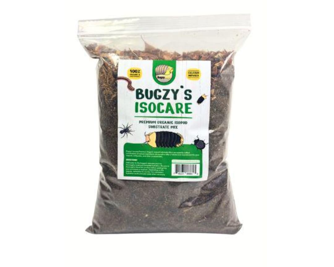 Premium Isopod Soil Substrate Mix Calcium Infused Vivarium Terrarium ...