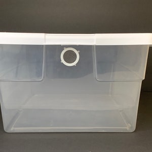Vented Enclosure 16 Quart Reptile Isopod Terrarium Vivarium Container ...