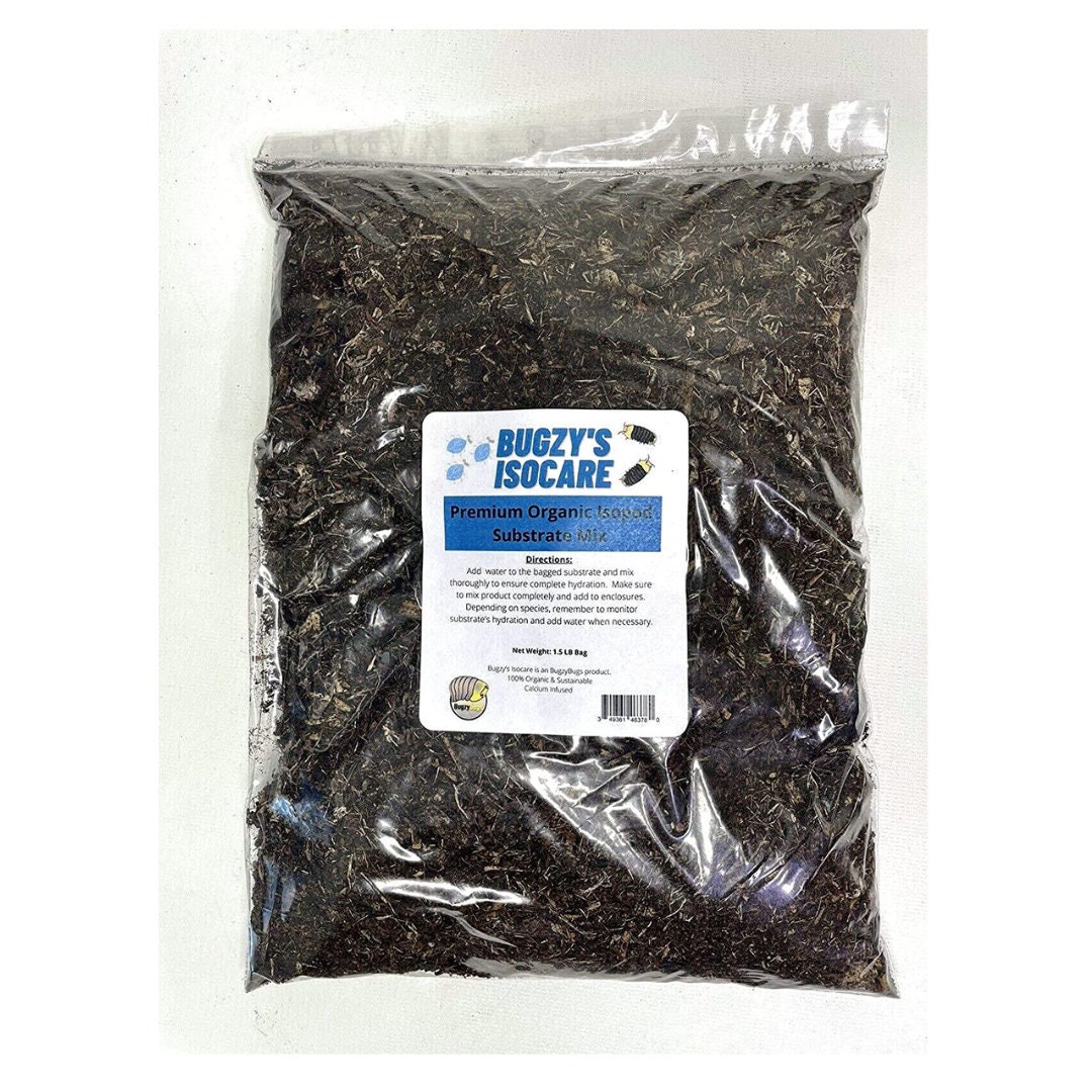 Isopod Substrate Mix Limestone Calcium Infused Bioactive Terrarium Soil ...