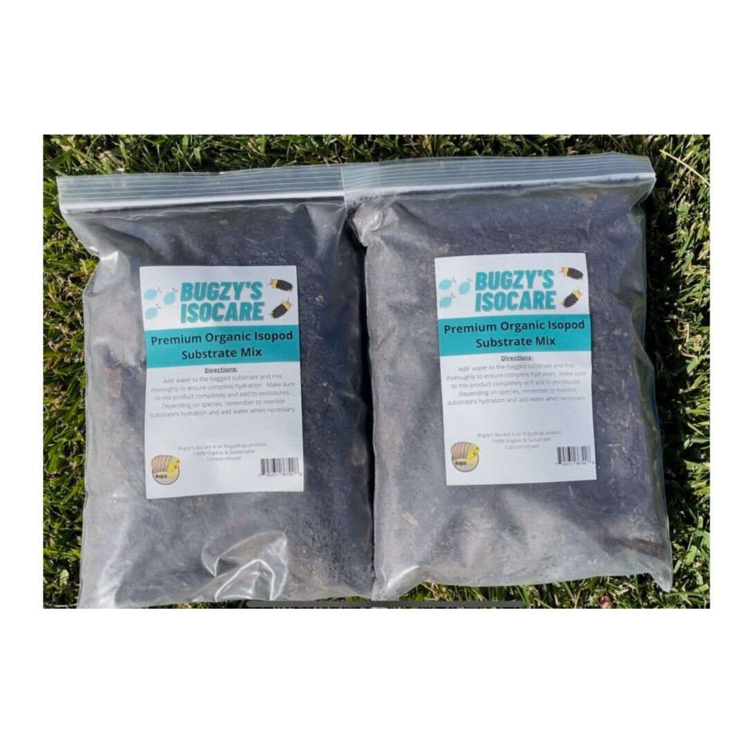 Premium Organic Isopod Substrate Mix 8 Quart Bundle Calcium Limestone ...