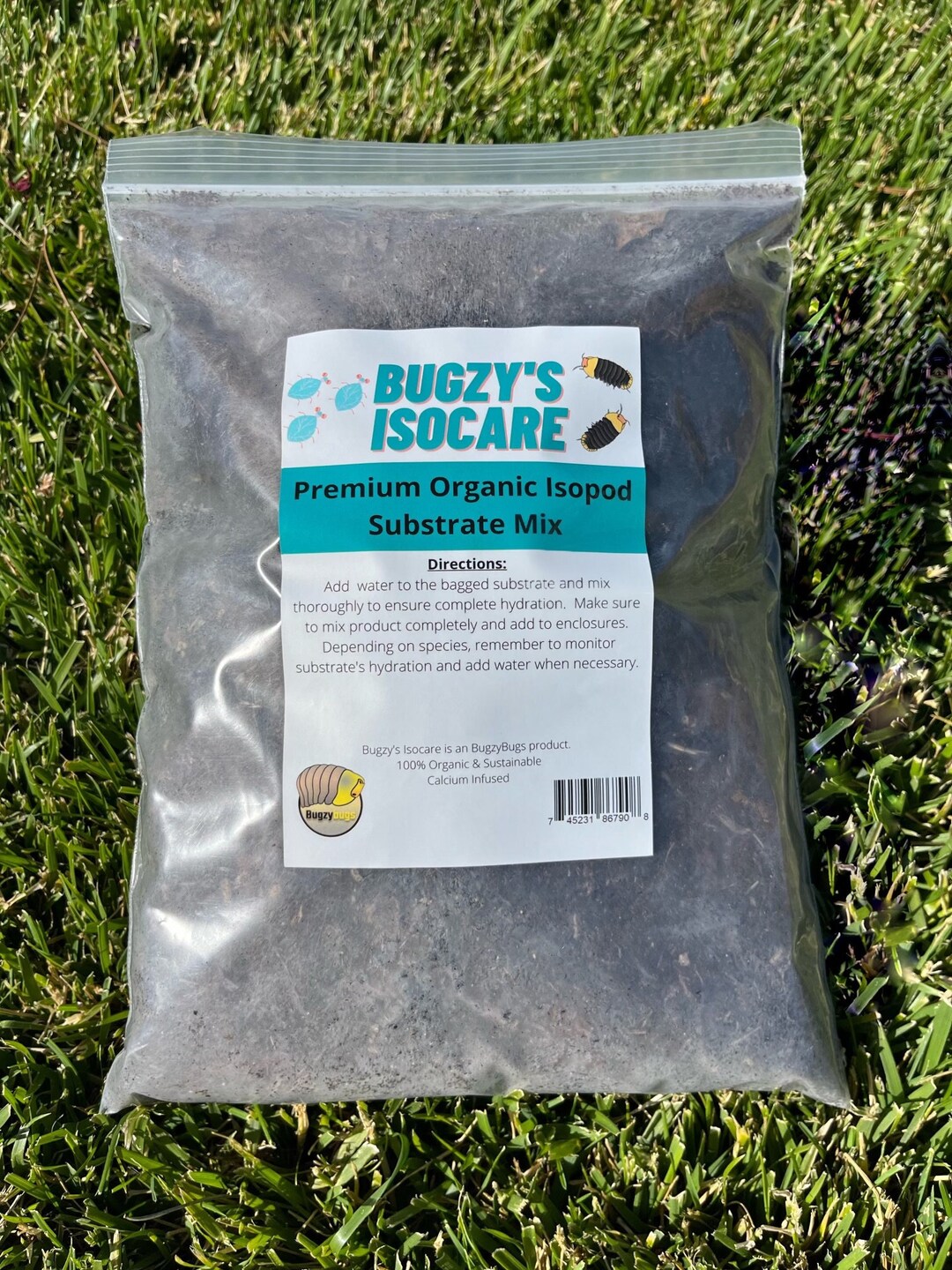 Isopod Organic Substrate Mix Limestone Calcium Infused Bag - Etsy