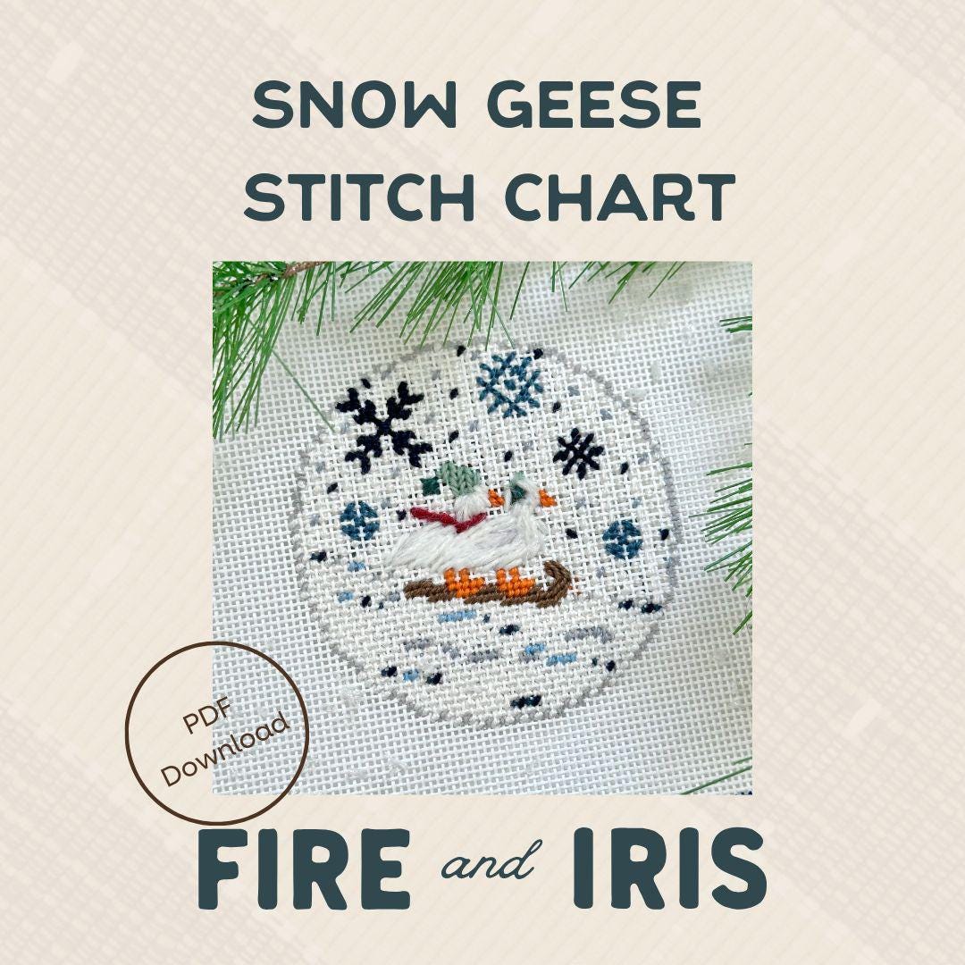 Snow Geese Stitch Chart - Etsy