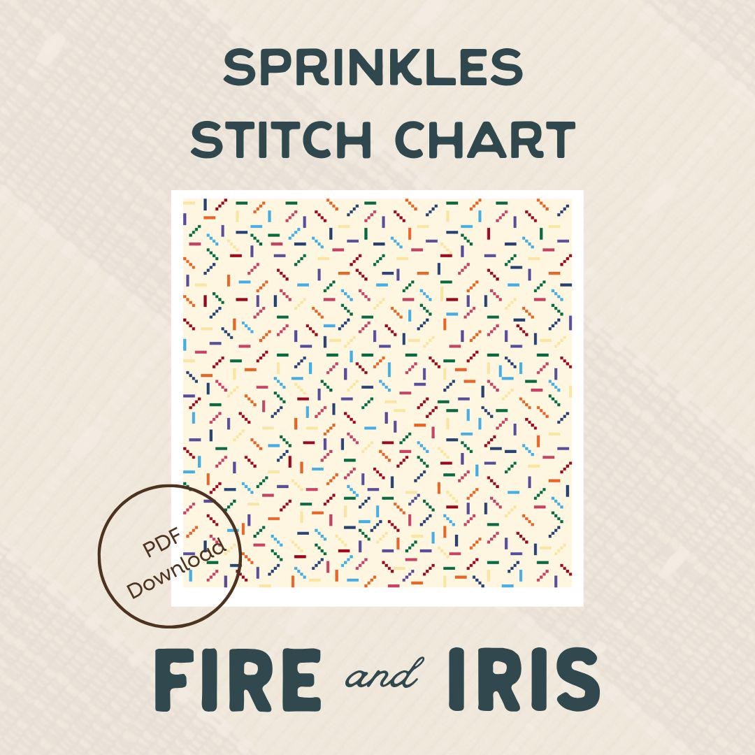 Sprinkles Needlepoint Stitch Chart - Etsy