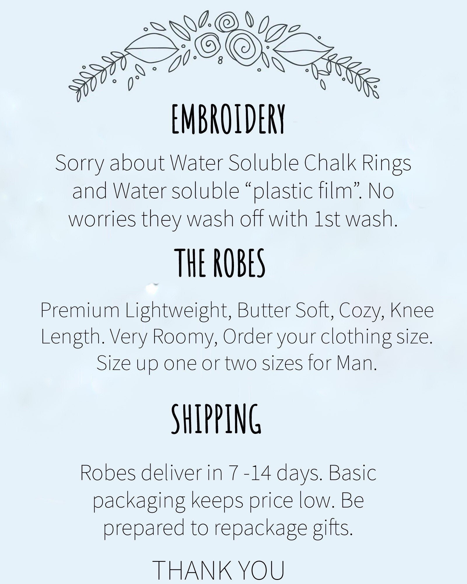 Personalized Womens Robe Graduation Gifts Embroidered - Etsy