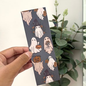 Ghosts Bookmark Paper Bookmark for Bookish Gifts Halloween Bookmark - Etsy