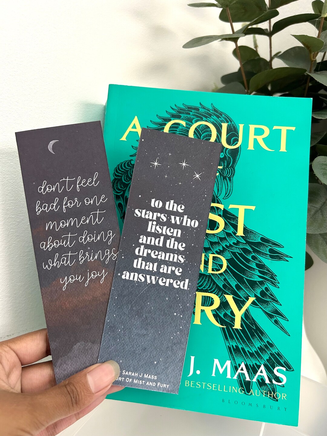 ACOTAR Inspired Bookmarks Paper Bookmark for Bookish - Etsy