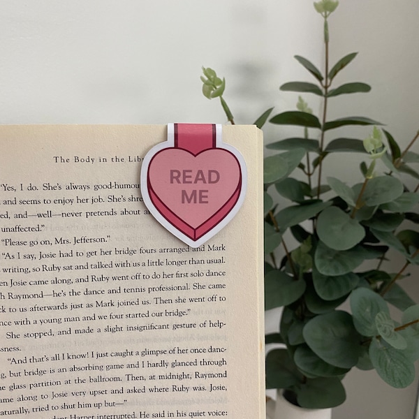 Valentine Bookmark - Etsy