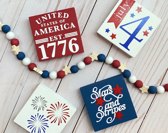 Tier Tray Signs // Spring Signs // Spring Decor // Wood Signs - Etsy