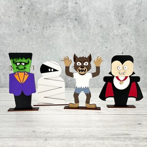 Classic Halloween Monster Shelf Sitters // Halloween Monsters Tiered ...