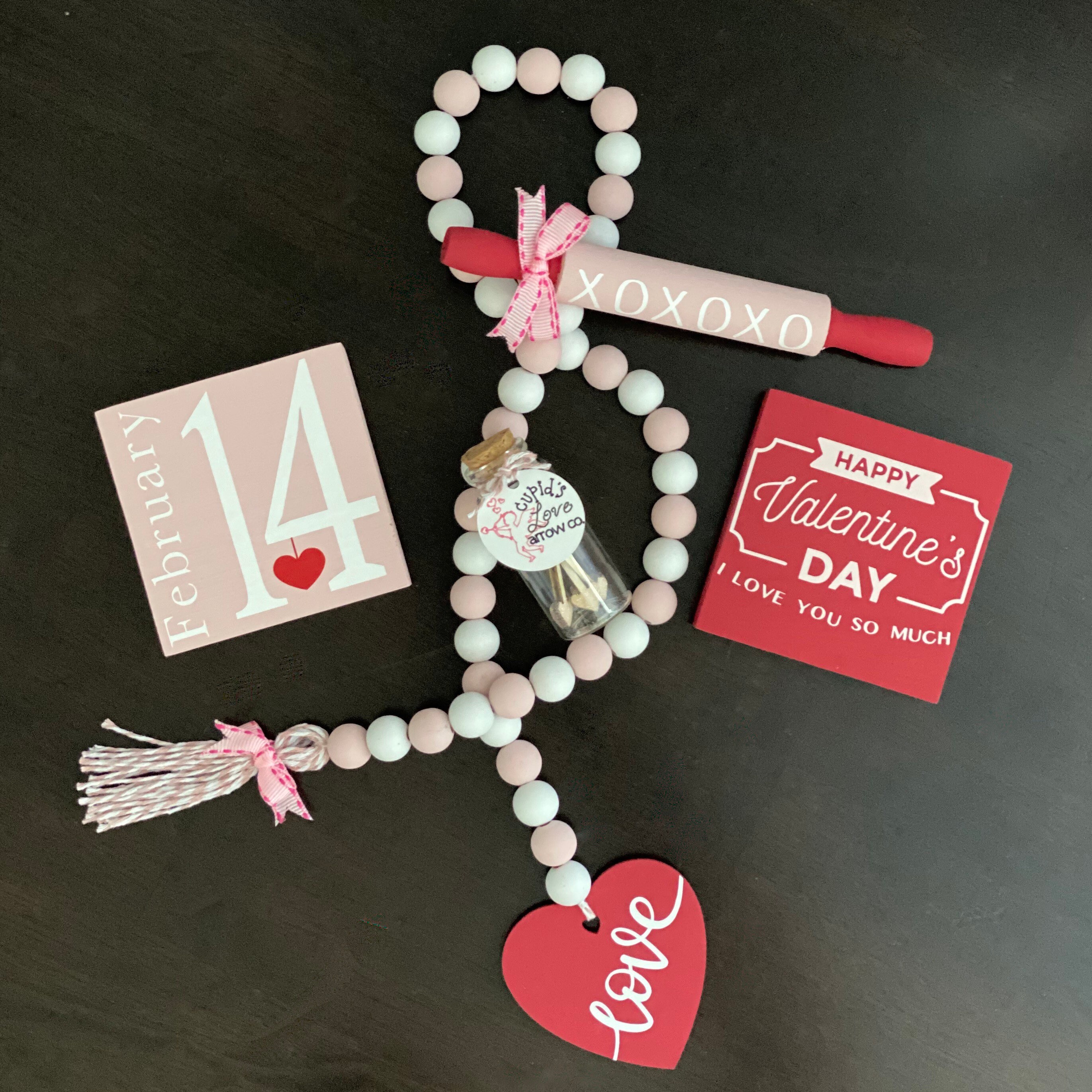 BUNDLE // Valentine's Day Tier Tray Decor // | Etsy