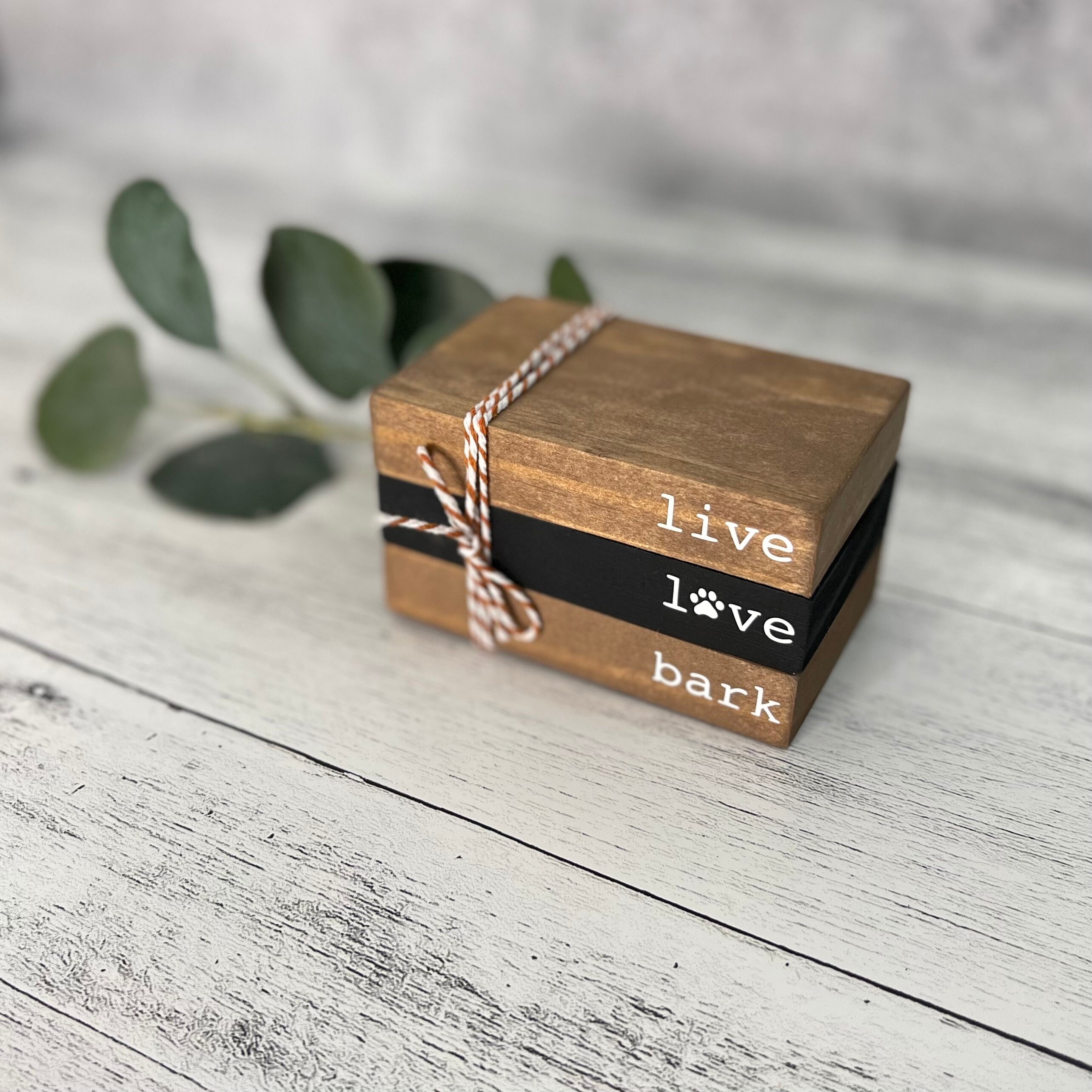 Mini Tier Tray Books // Dog Themed Mini Book Stack // Dog - Etsy