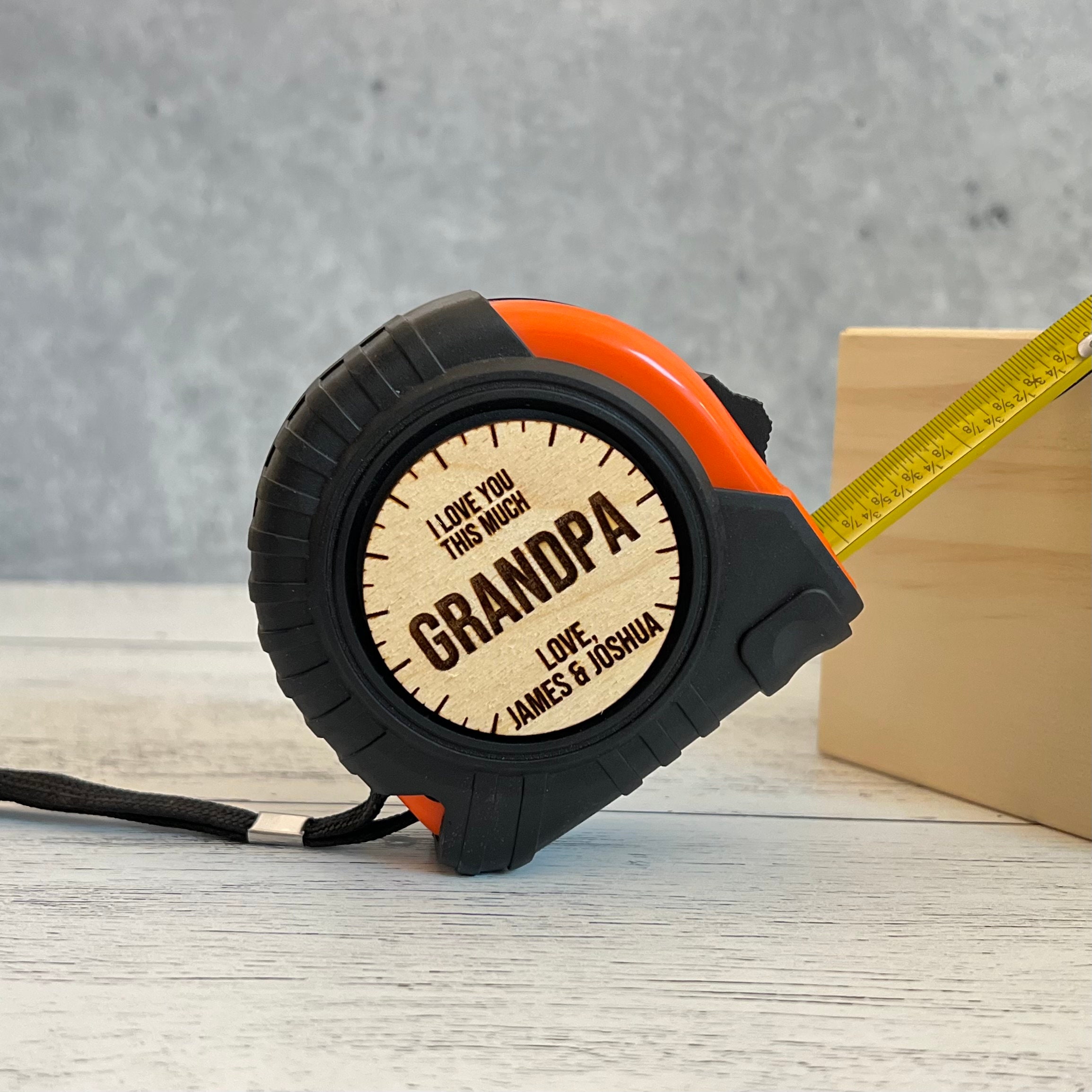 Custom Engraved Measuring Tape // Personalized Tape Measure // - Etsy