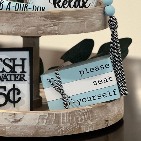 Wood Mini Books - Etsy