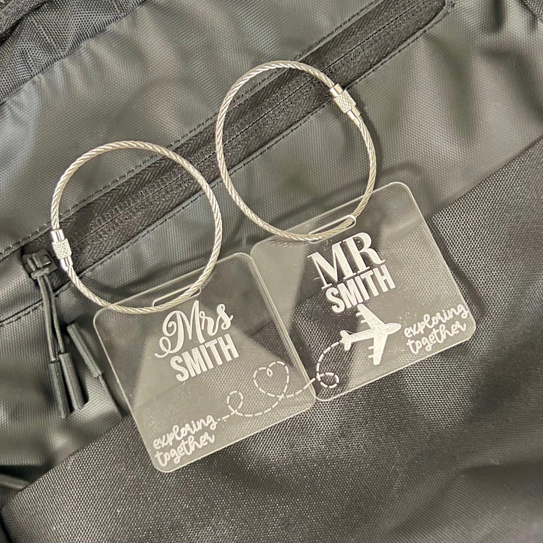 Personalized Luggage Tag // Mr & Mrs Luggage Tag // Custom - Etsy