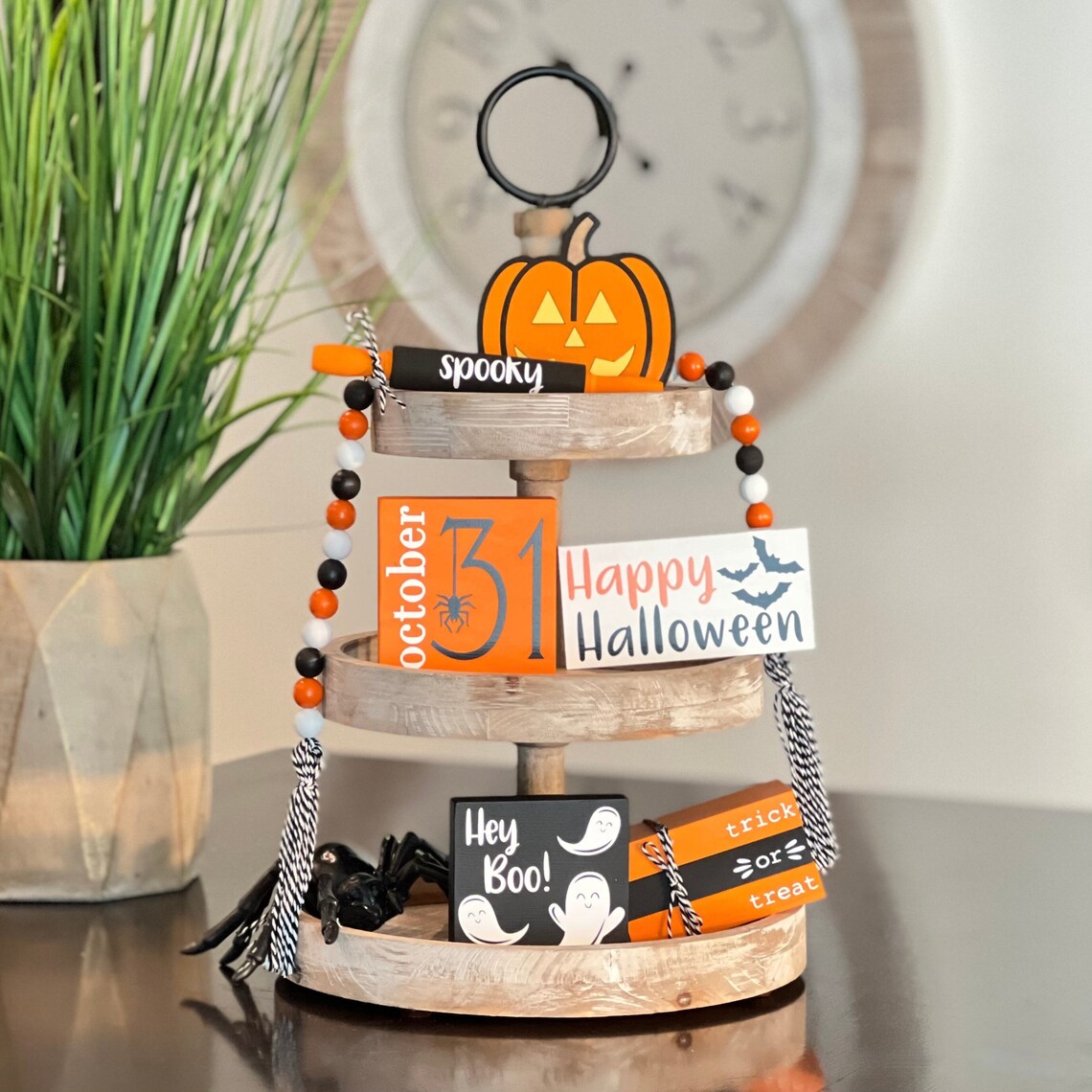 BUNDLE // Halloween Tier Tray Decor Bundle // Halloween Tier - Etsy