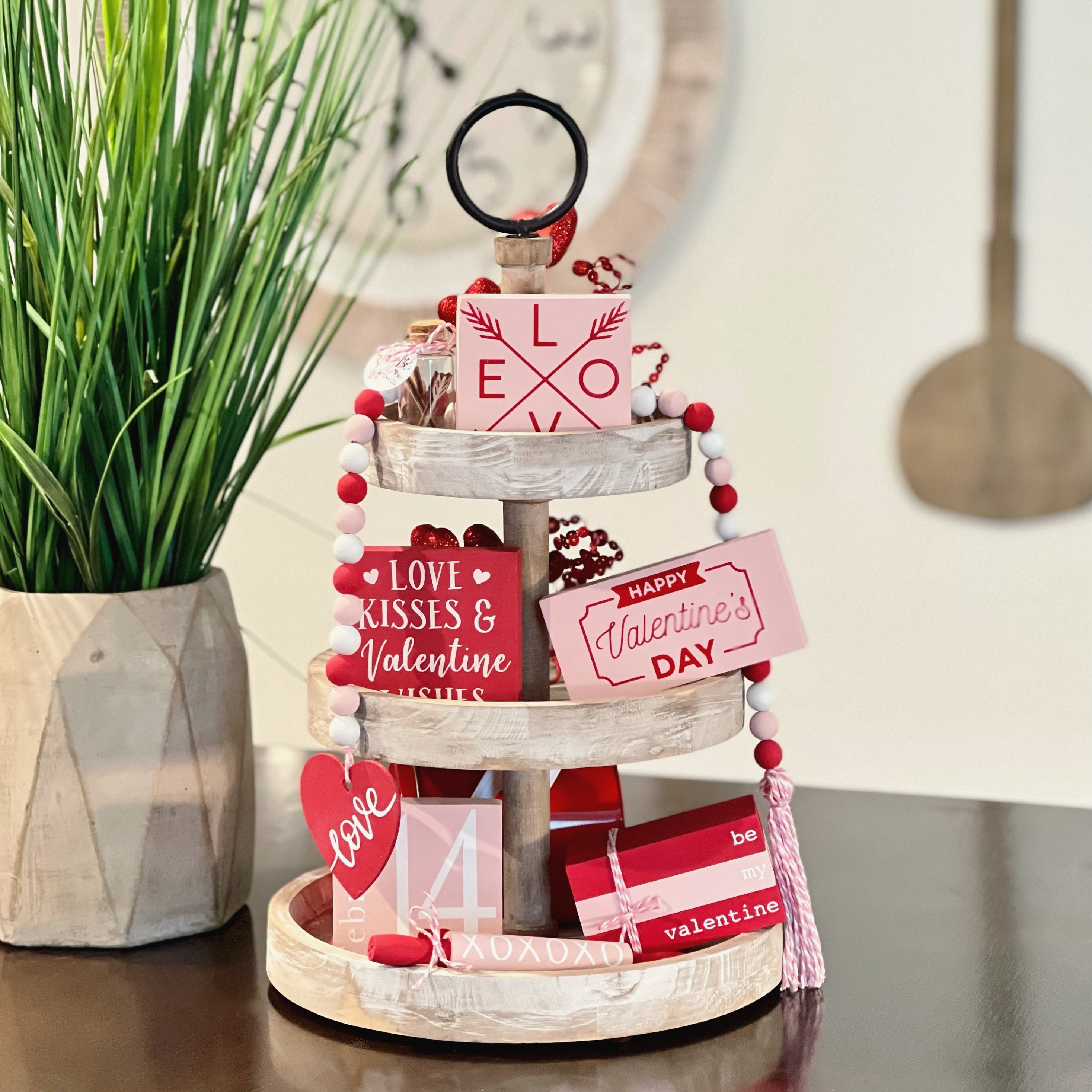 Tier Tray Signs // Valentines Day Signs // Valentines Day - Etsy