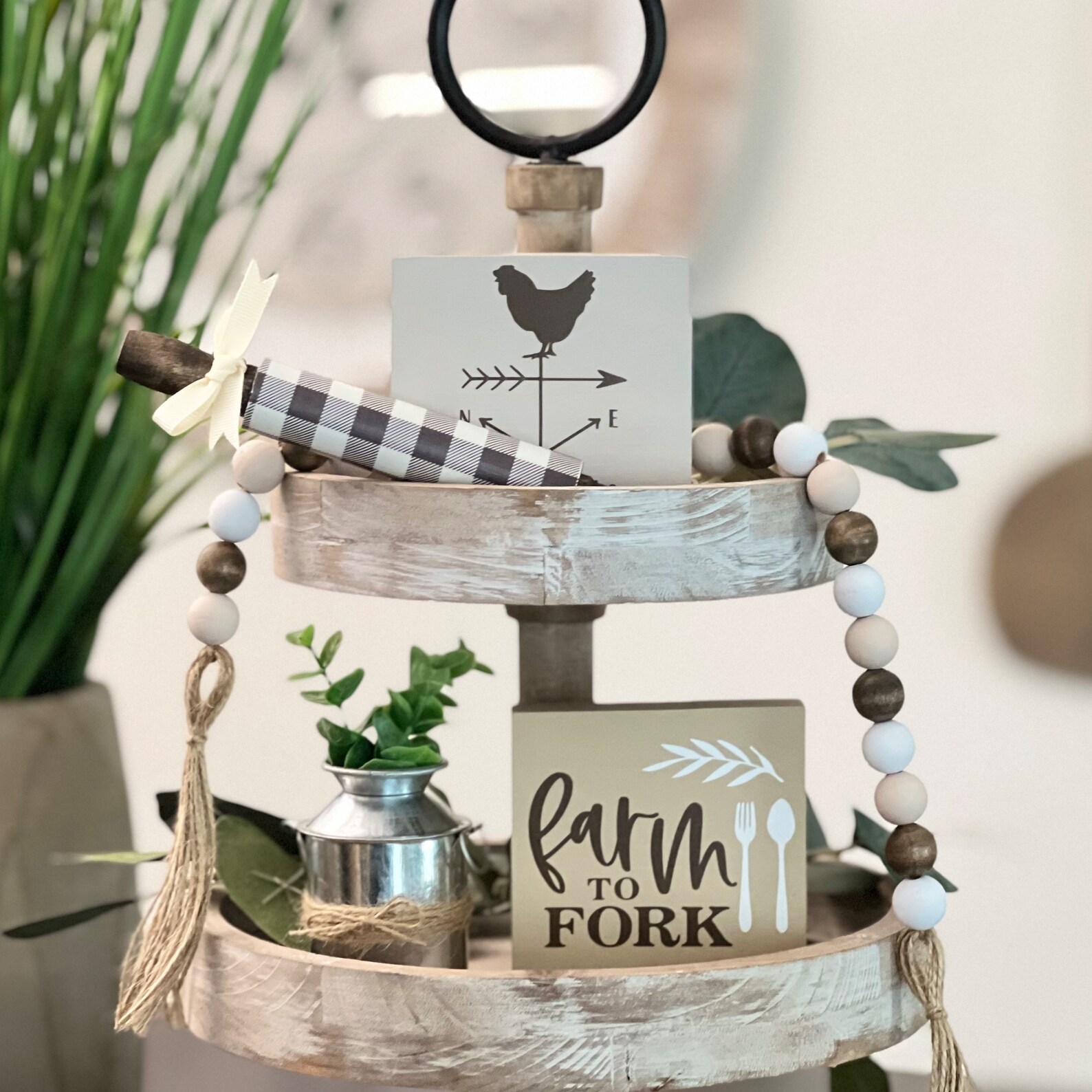 BUNDLE // Farmhouse Themed Tier Tray Decor // Farmhouse Signs - Etsy