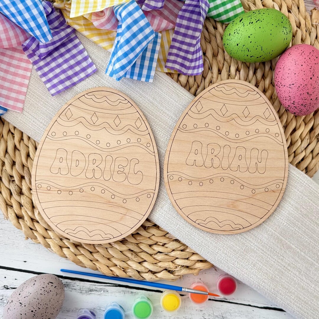 Personalized Easter Egg DIY Paint Kit // Easter Basket Gift // Kids ...