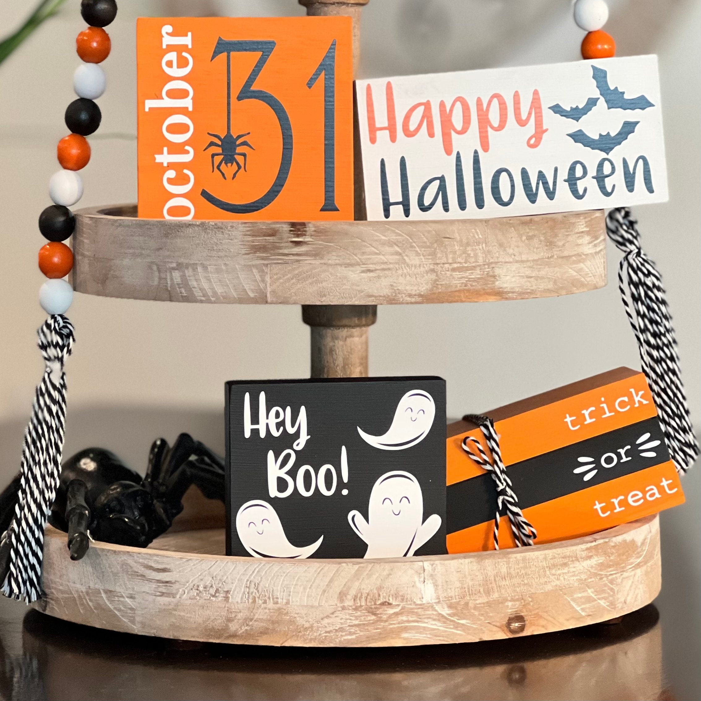 BUNDLE // Halloween Tier Tray Decor Bundle // Halloween Tier - Etsy