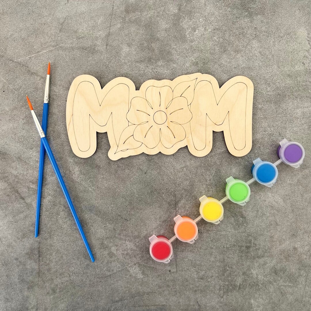 DIY Paint Kit // DIY Craft Paint Card // Mothers Day Gift // Mothers ...
