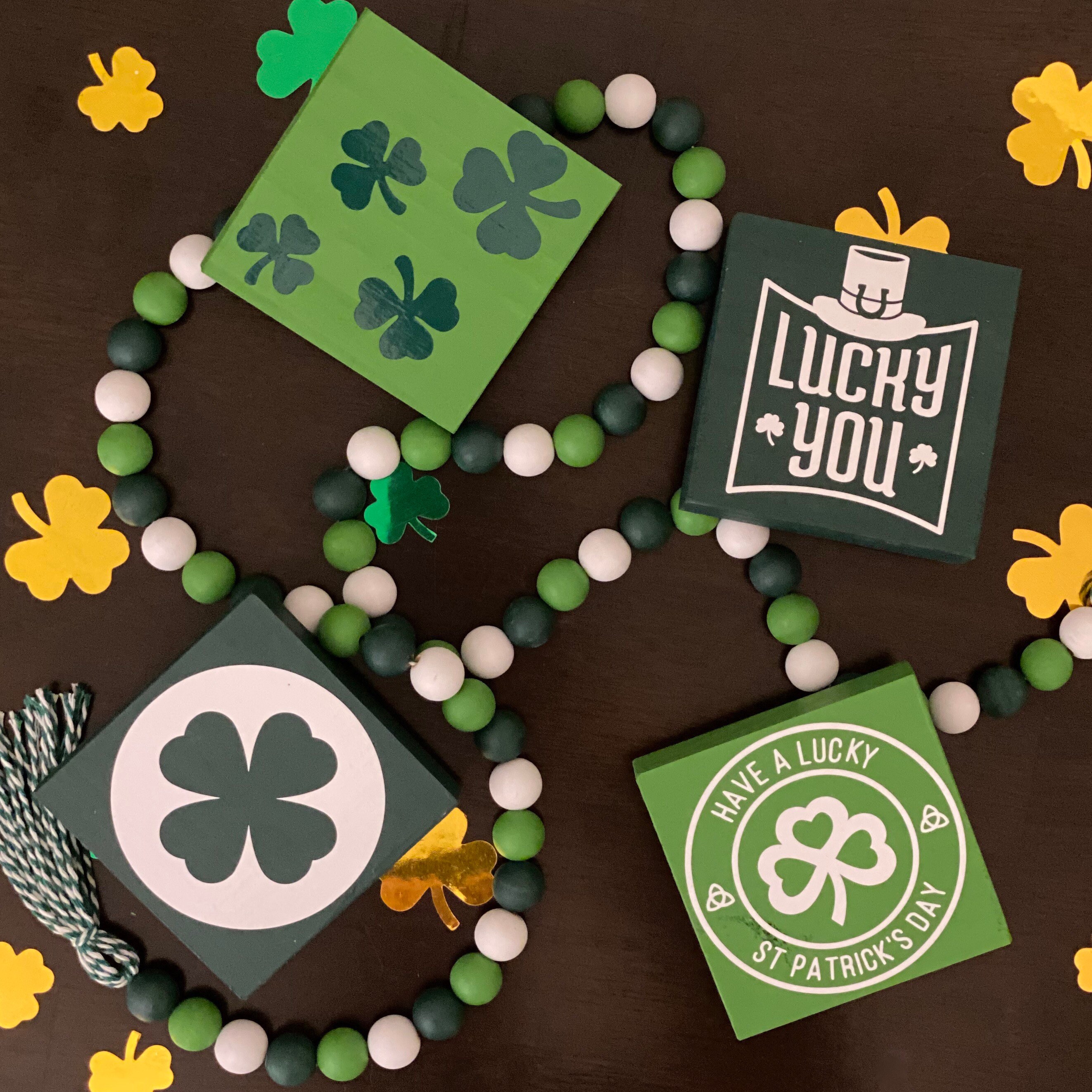 BUNDLE // St. Patrick's Day Tier Tray Decor // St. | Etsy