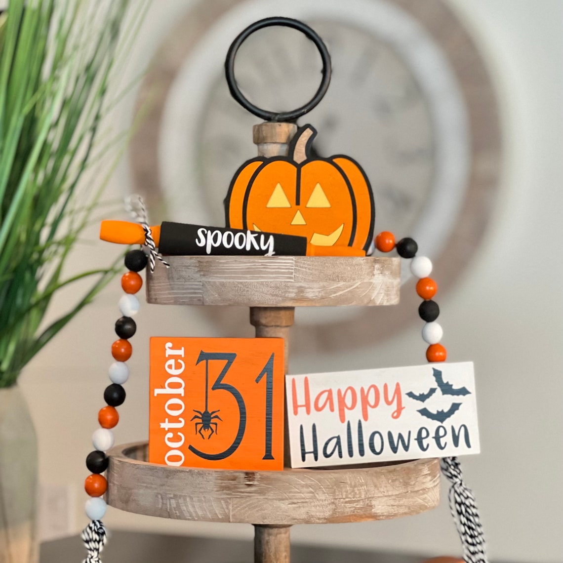 BUNDLE // Halloween Tier Tray Decor Bundle // Halloween Tier - Etsy