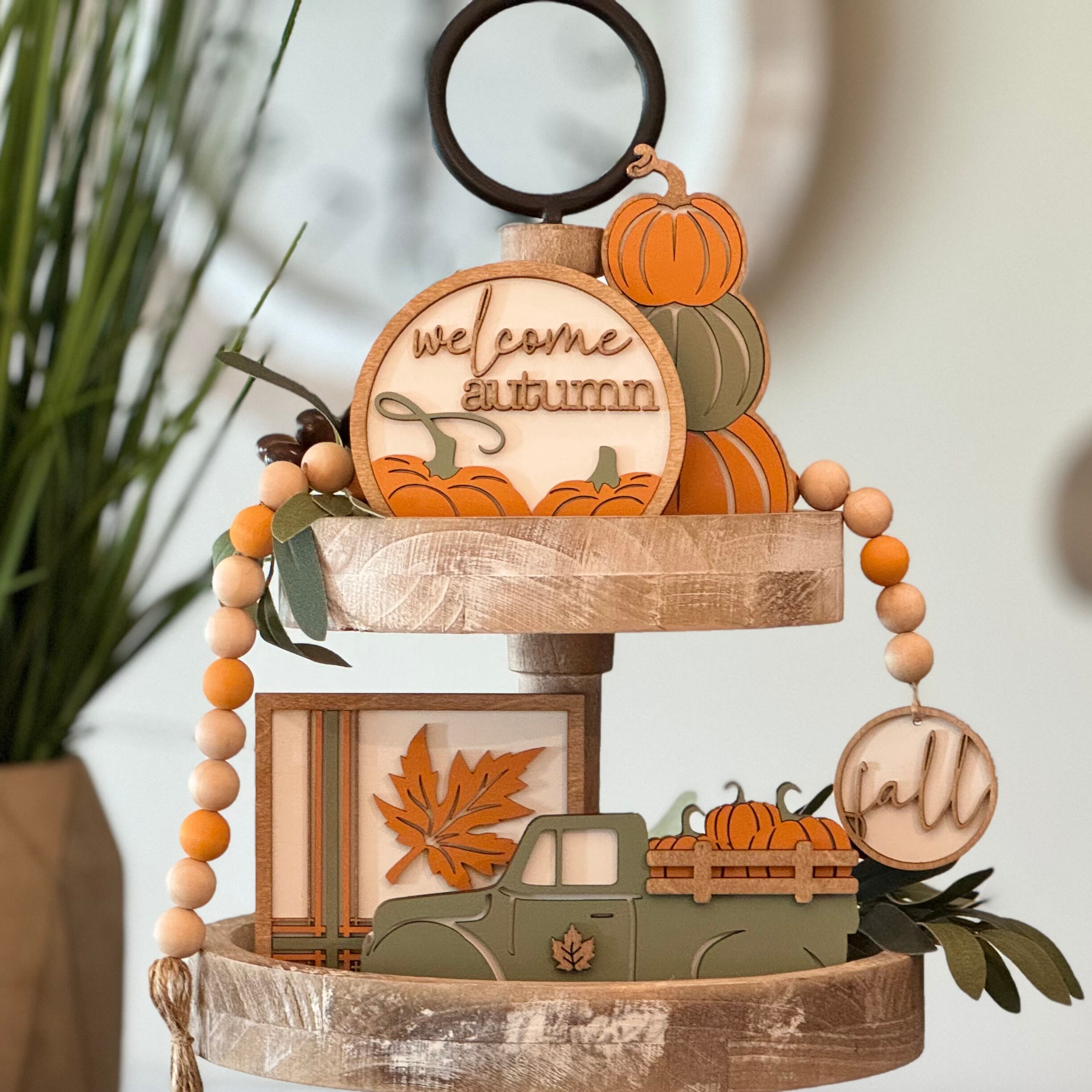 BUNDLE // Classic Autumn Tier Tray Decor Bundle // Fall Tier Tray Decor ...