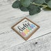 Mini Framed Summer Themed Sign // Hello Summer // Mini Summer Sign ...