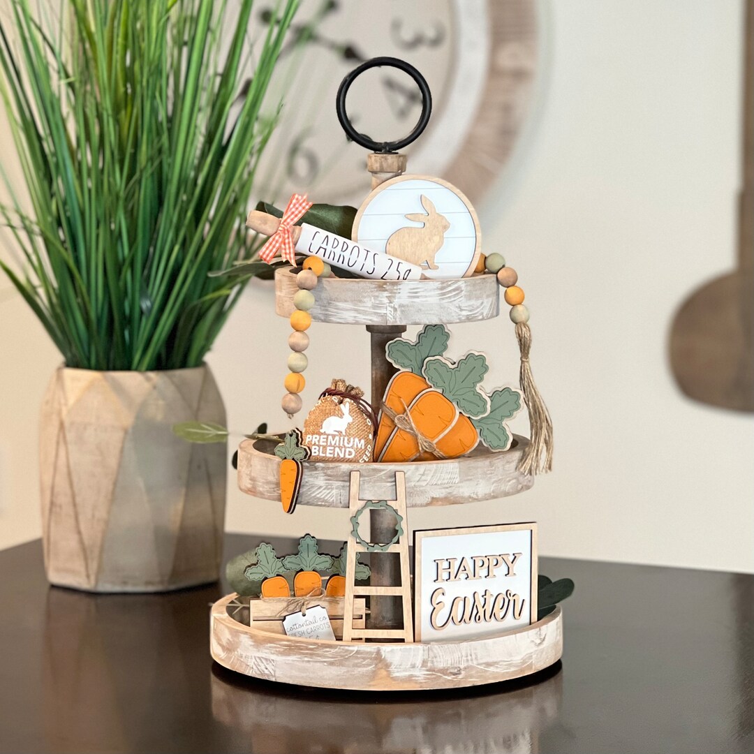 BUNDLE // Classic Easter Tier Tray Decor // Easter Signs // Tier Tray ...