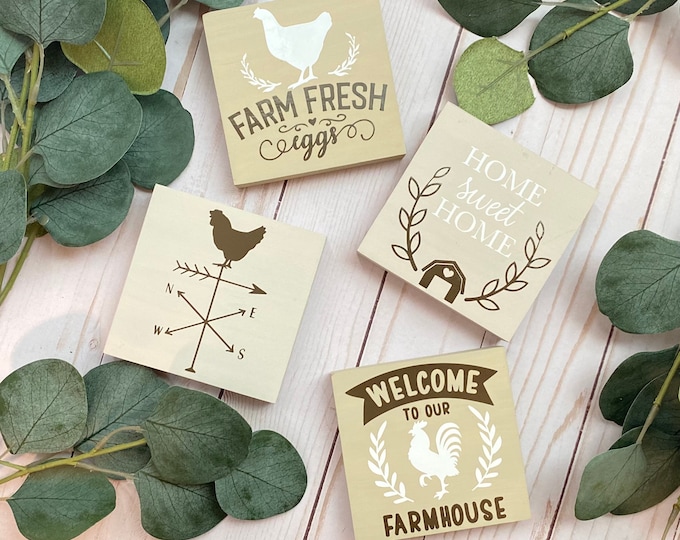 Bee Themed Tier Tray Signs // Honey Themed Tier Tray Signs // - Etsy