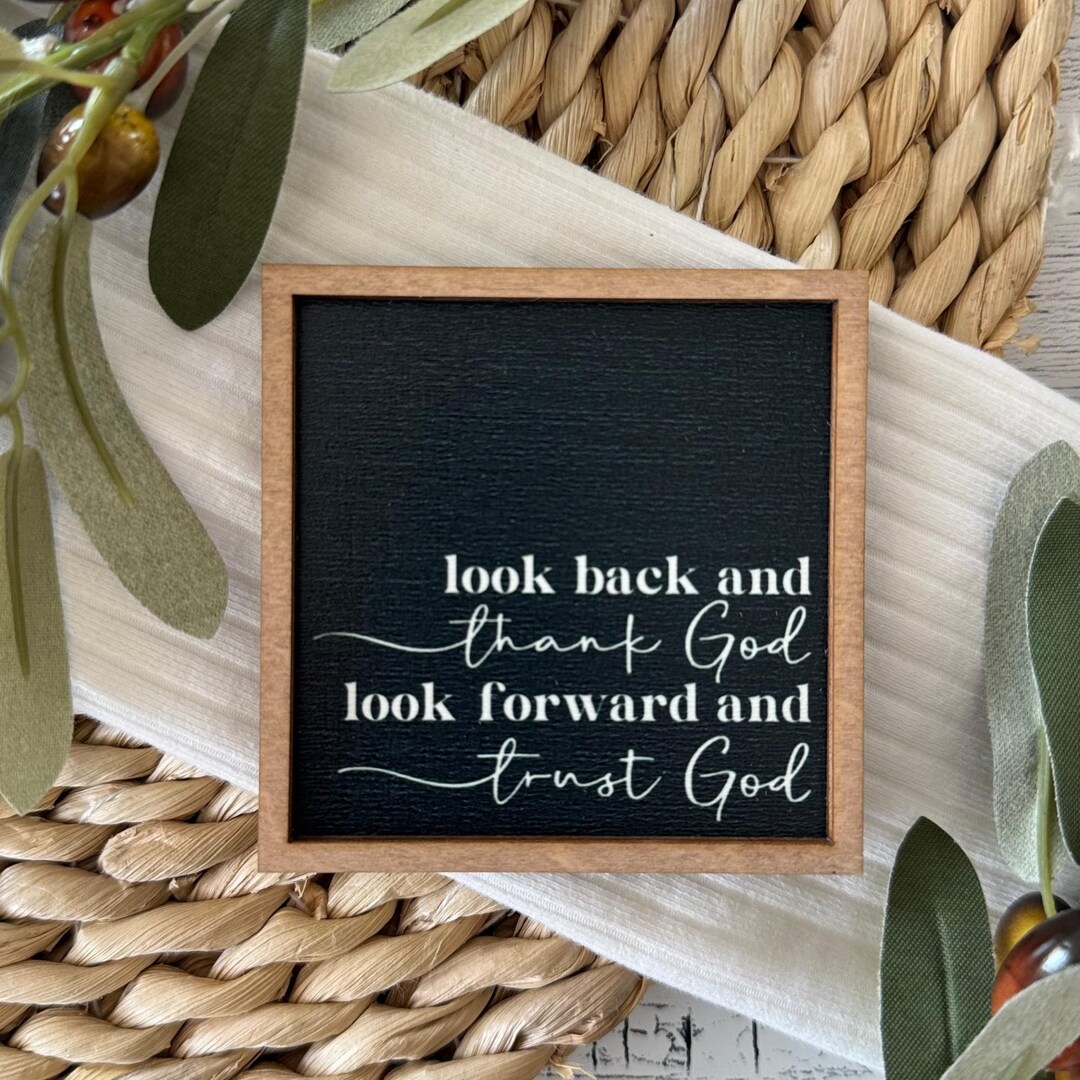 Mini Framed Religious Sign // Mini Christian Sign // Religious Quote ...