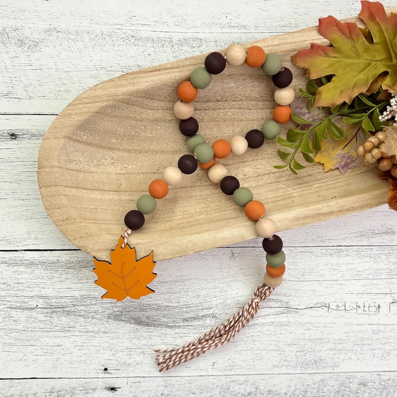 Fall Bead Garland - Etsy