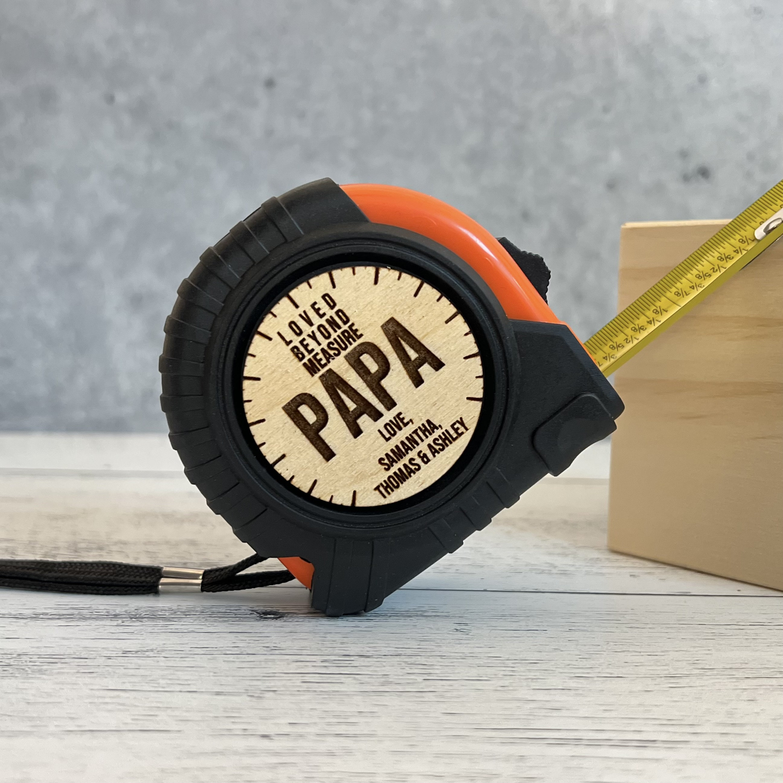Custom Engraved Measuring Tape // Personalized Tape Measure // - Etsy
