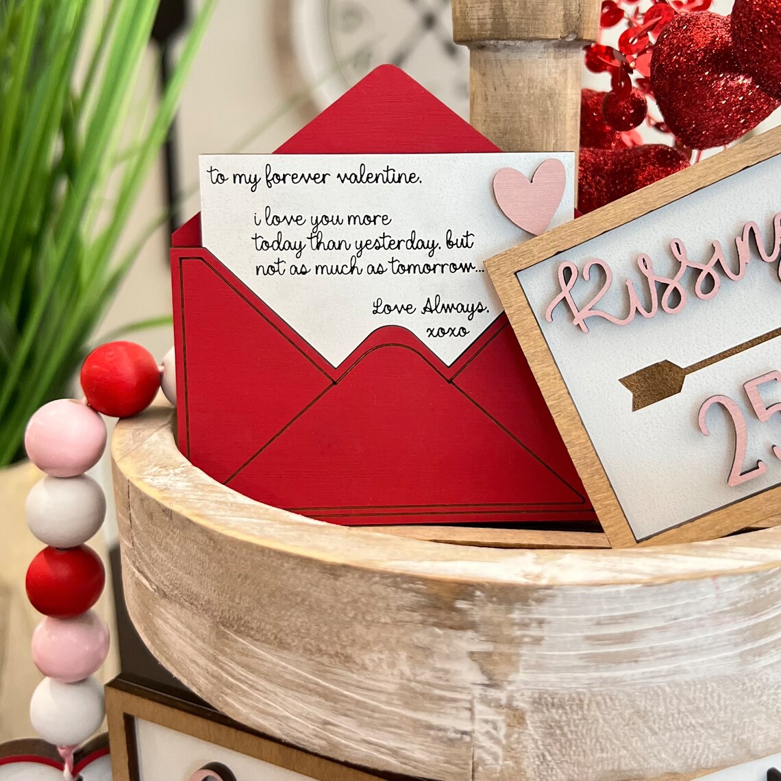 BUNDLE // Valentine's Day Tier Tray Decor // - Etsy