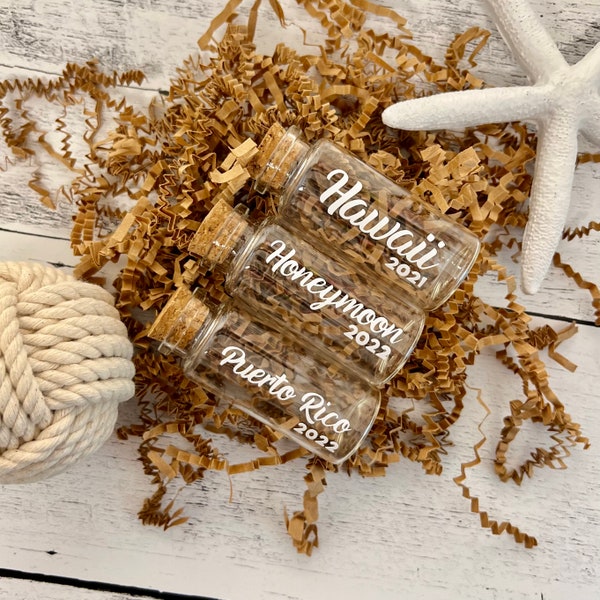 Personalized Beach Sand Keepsake Jar - Etsy