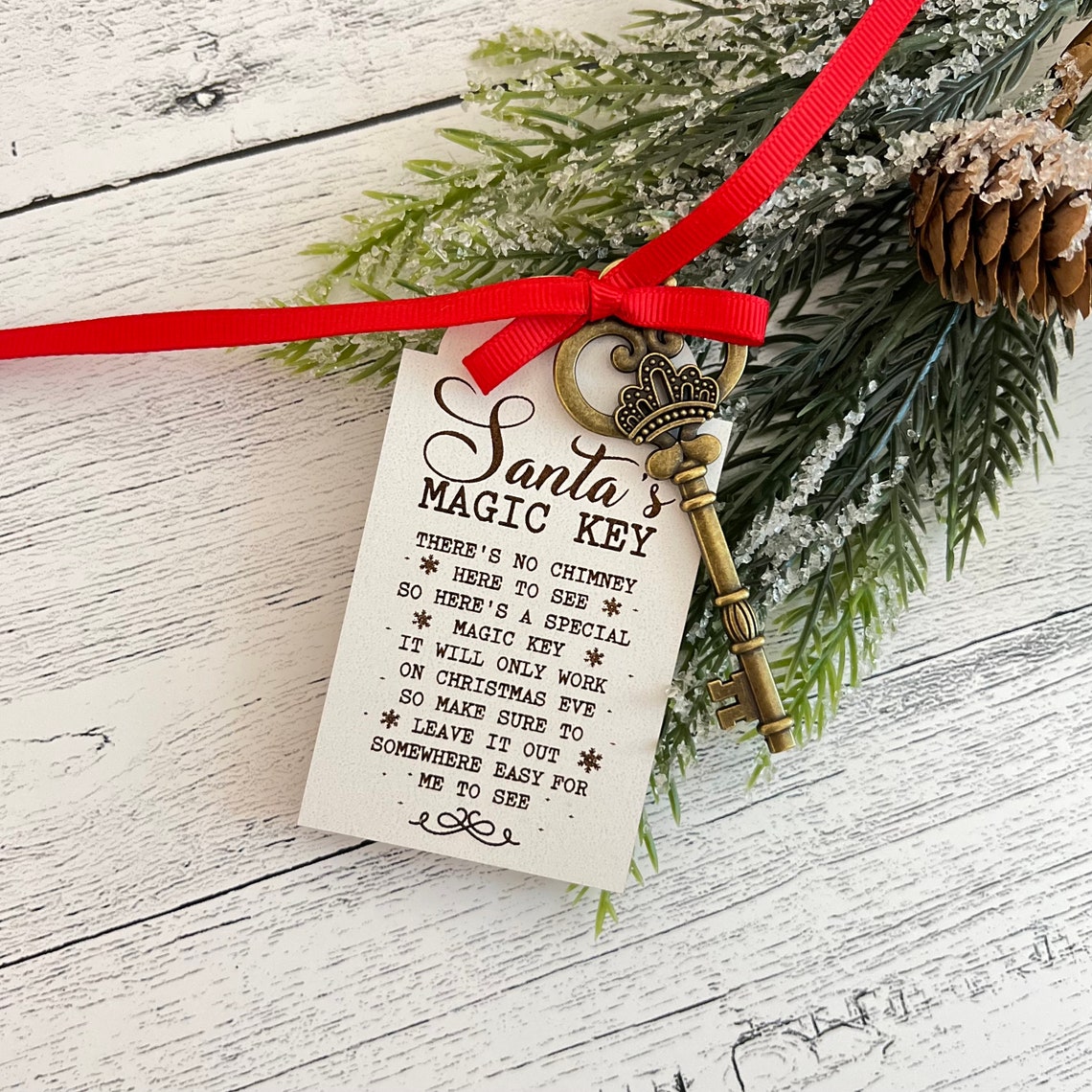 Santa's Magic Key // Kid's Christmas Eve Box // - Etsy