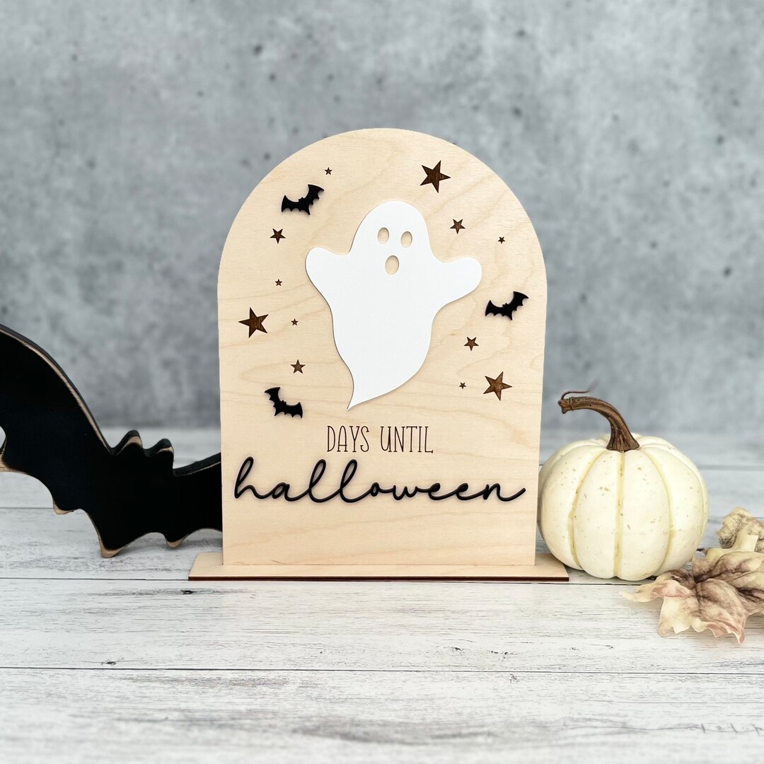Halloween Countdown Dry Erase Sign // Days Until Halloween Sign ...