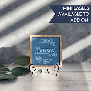 Mini Framed Dining Room Themed Sign // Gathered Around Table // Mini ...