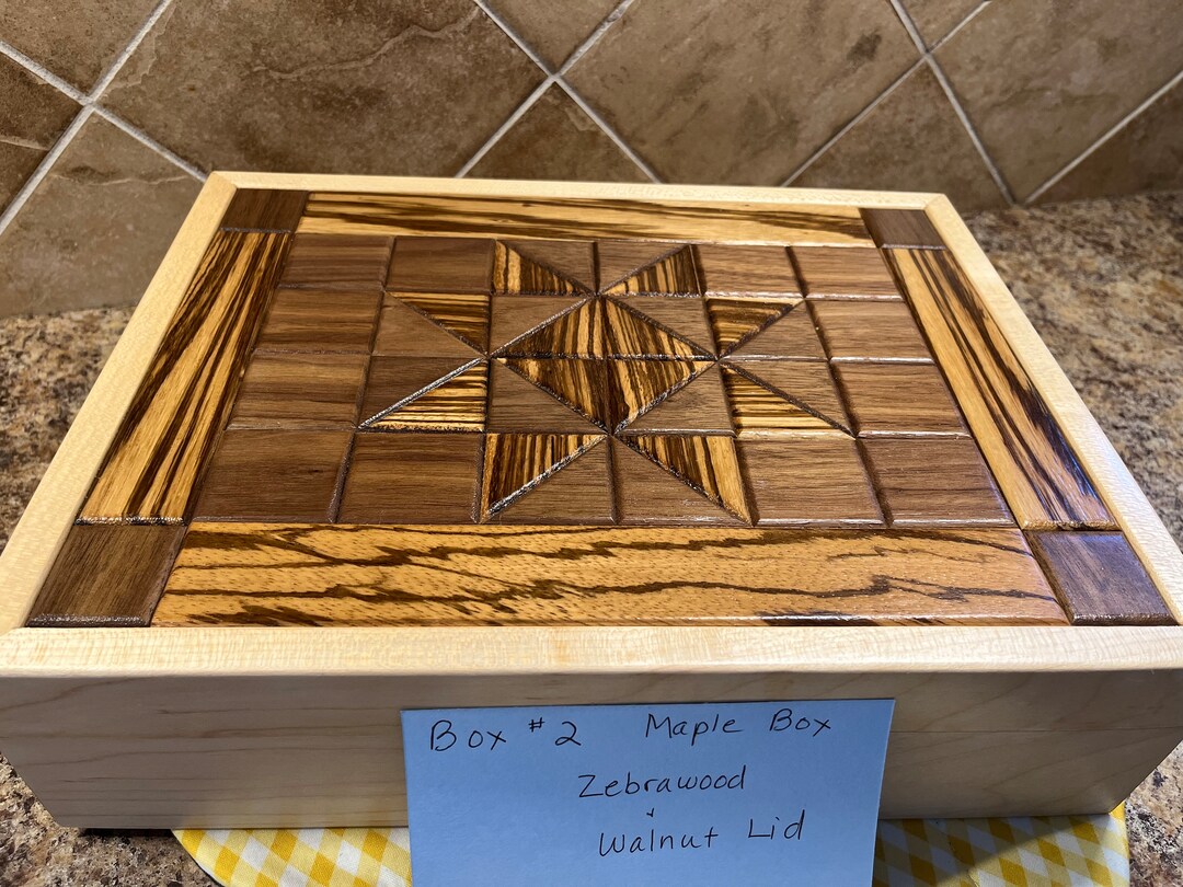 Quilt Top Keepsake Box - Etsy